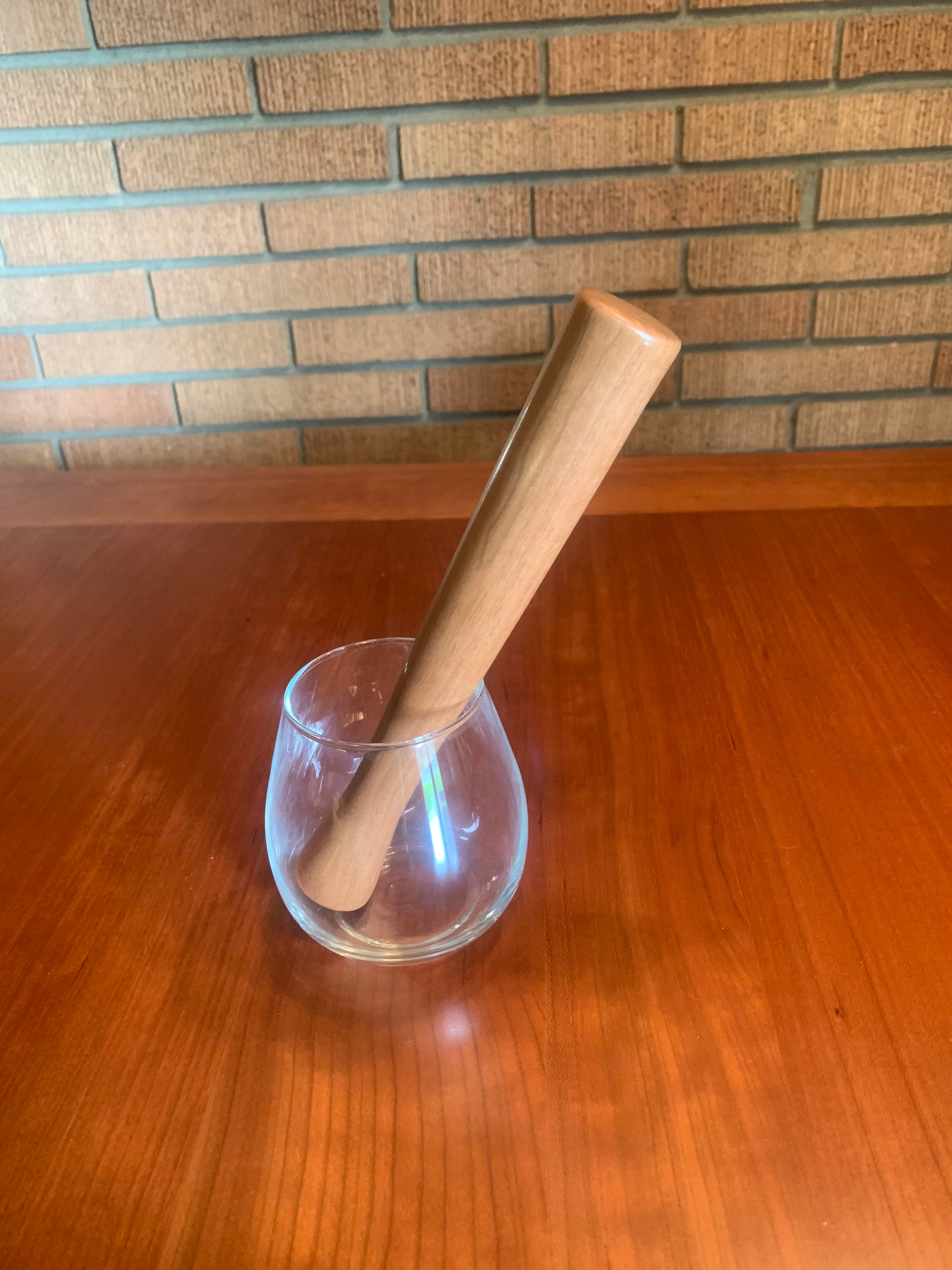 Muddler, Barware, Cocktail Muddler, Bar Muddler, Cherry, Hand Turned ...