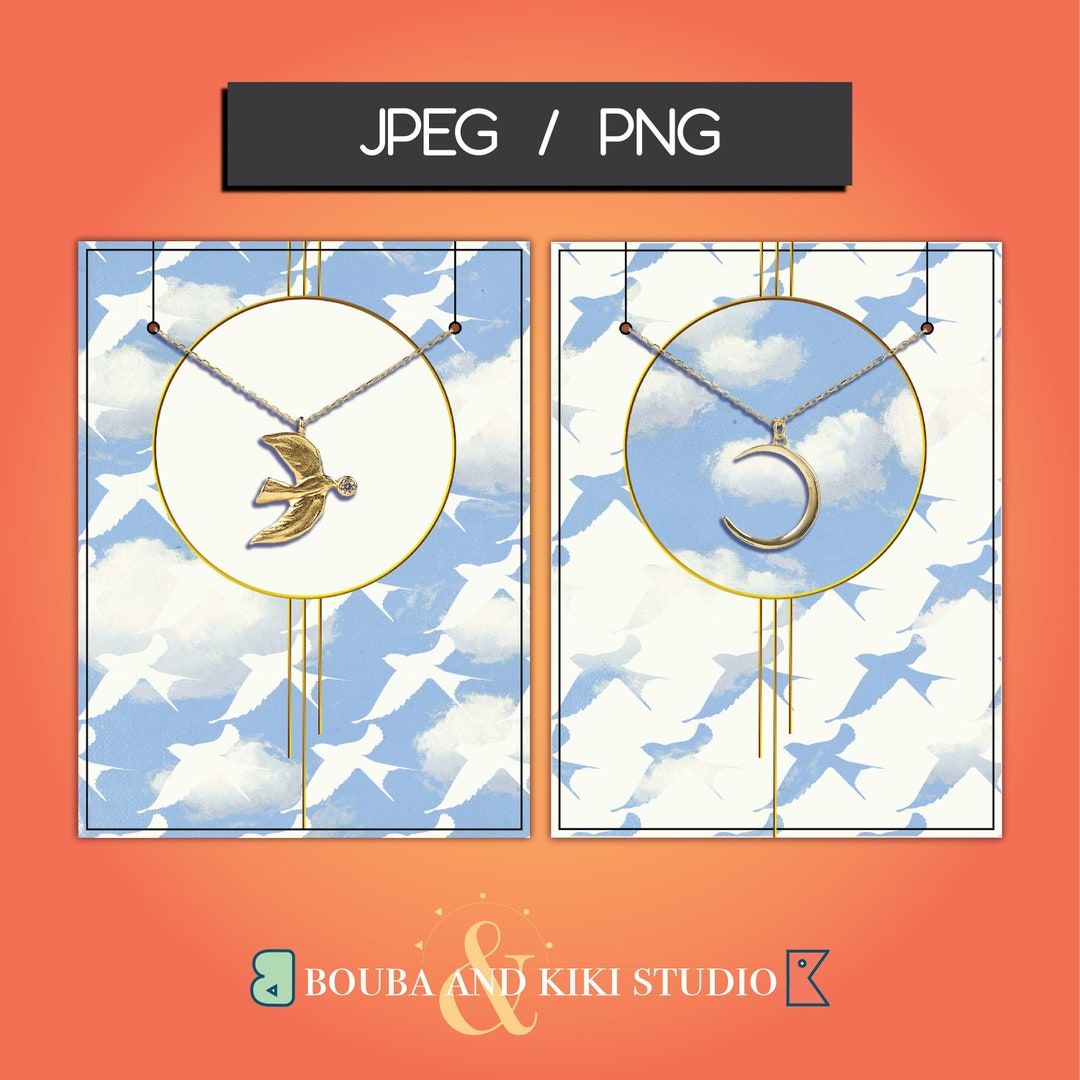 Necklace Packaging Card PRINTABLE Necklace Display Cards Jewelry ...