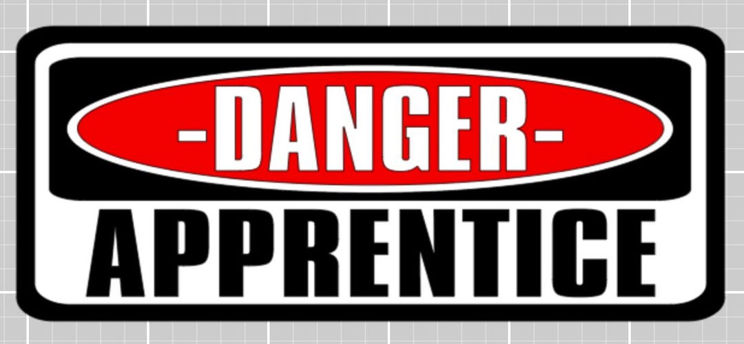 Danger: Apprentice Decal - Etsy