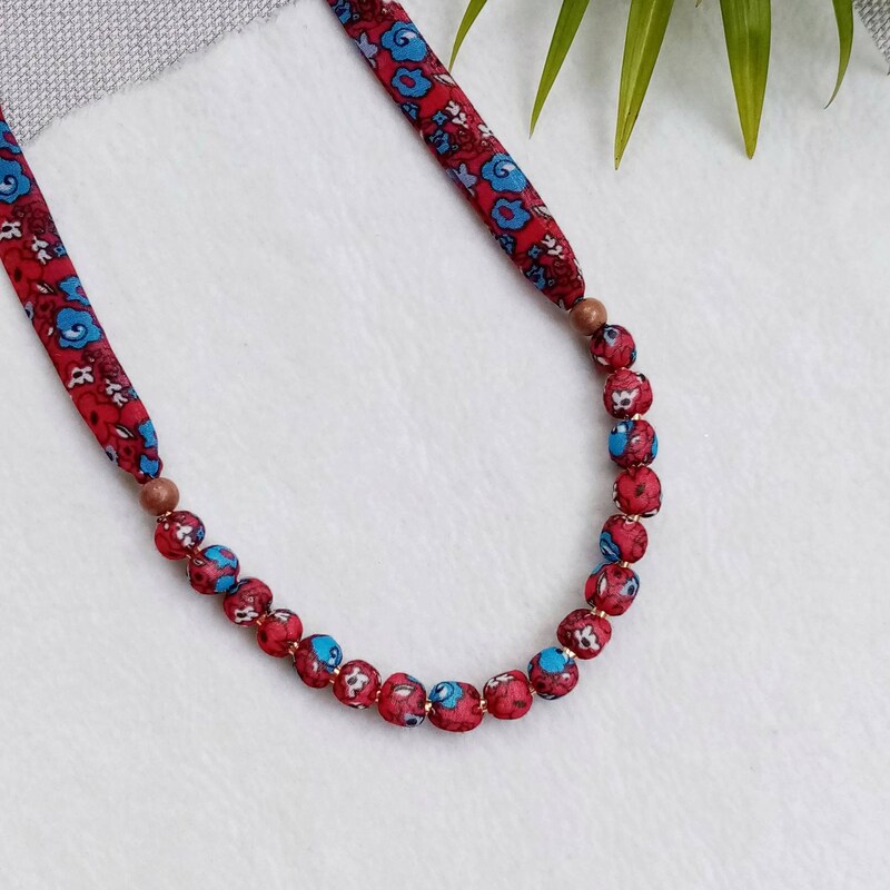 Fabric Necklace - Etsy