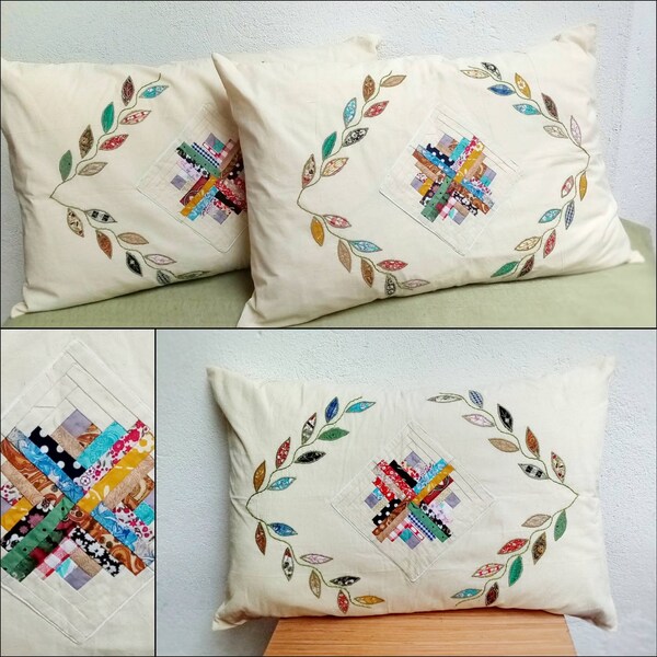 Patchwork Pillowcase - Etsy