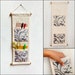 Mail Organizer Storage Wall Fabric Organize Entry Way Two Pockets ...
