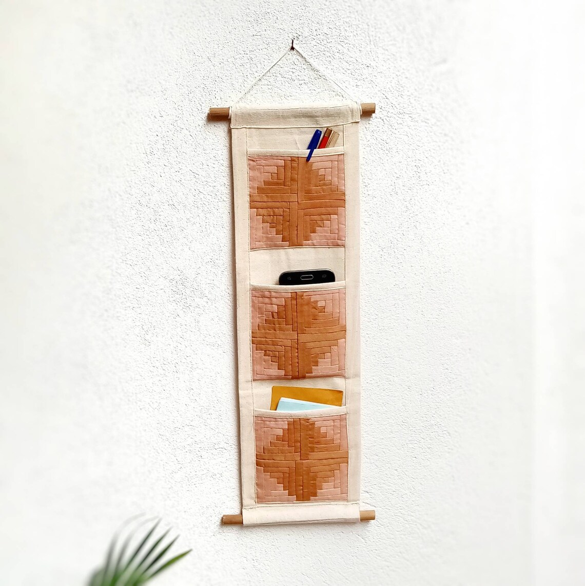 Mail Organizer Wall Organizer Three Pockets Closet Door - Etsy