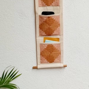 Mail Organizer Wall Organizer Three Pockets Closet Door Hanging Entry ...