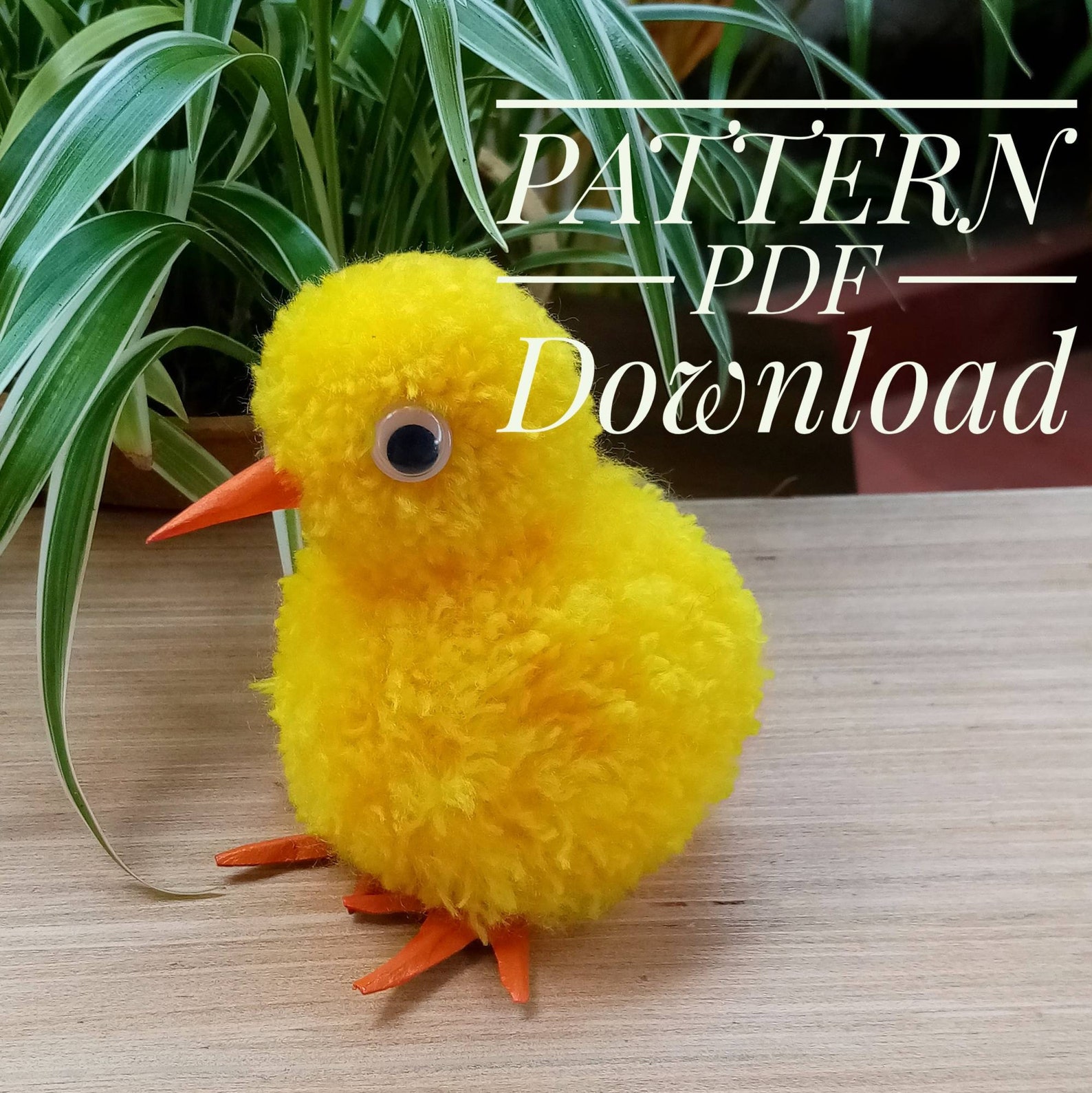 Chicken Pattern Toy Chicken Tutorial Pdf, Yarn Toy Chicken, Chick, Easy ...