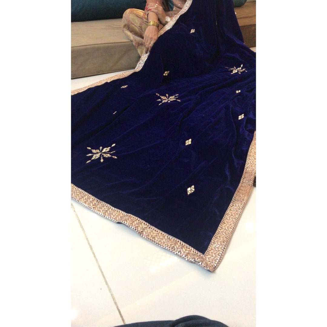 Pakistani Velvet Shawl - Etsy