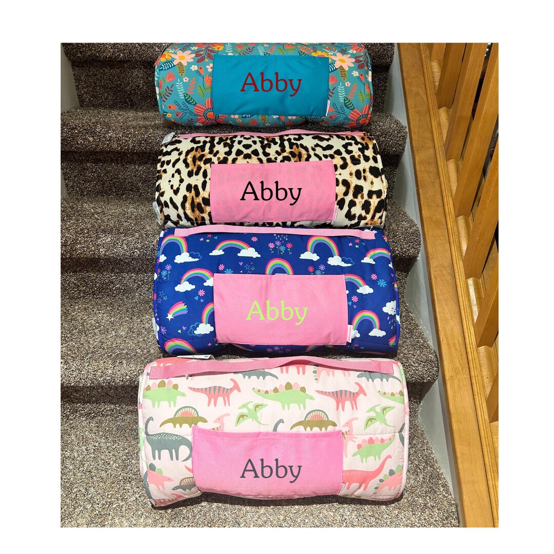 Kids Nap Mat Little Girl Nap Mat Nap Mat Personalized Nap Mat Roll up ...