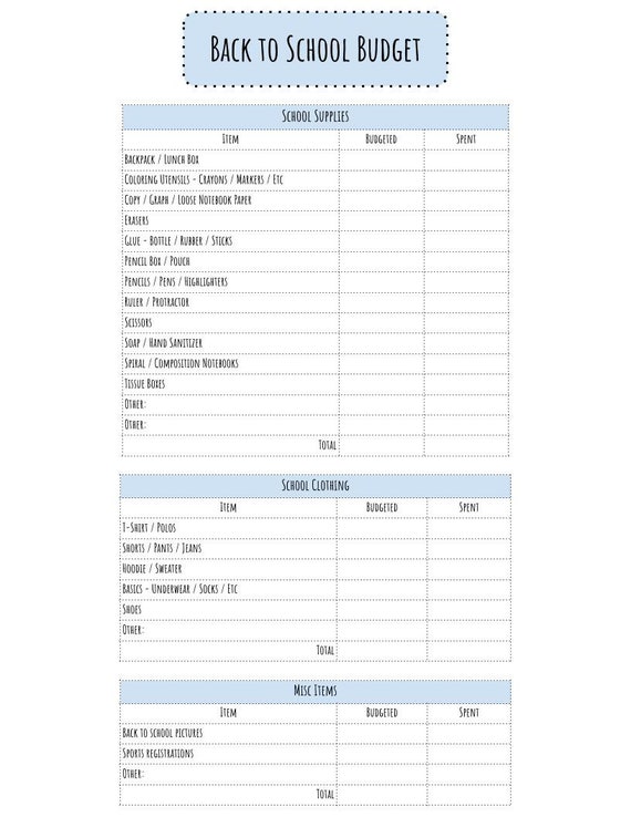 Sample School Budget Spreadsheet Higher Education Budgeting Review