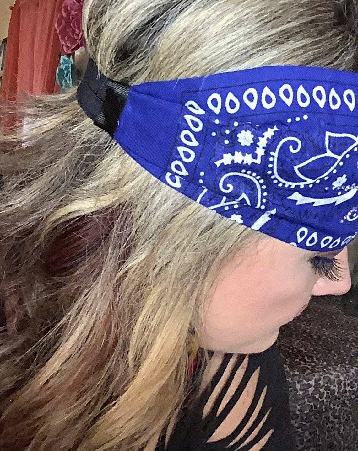 Bling Biker Headband Headwrap | Etsy