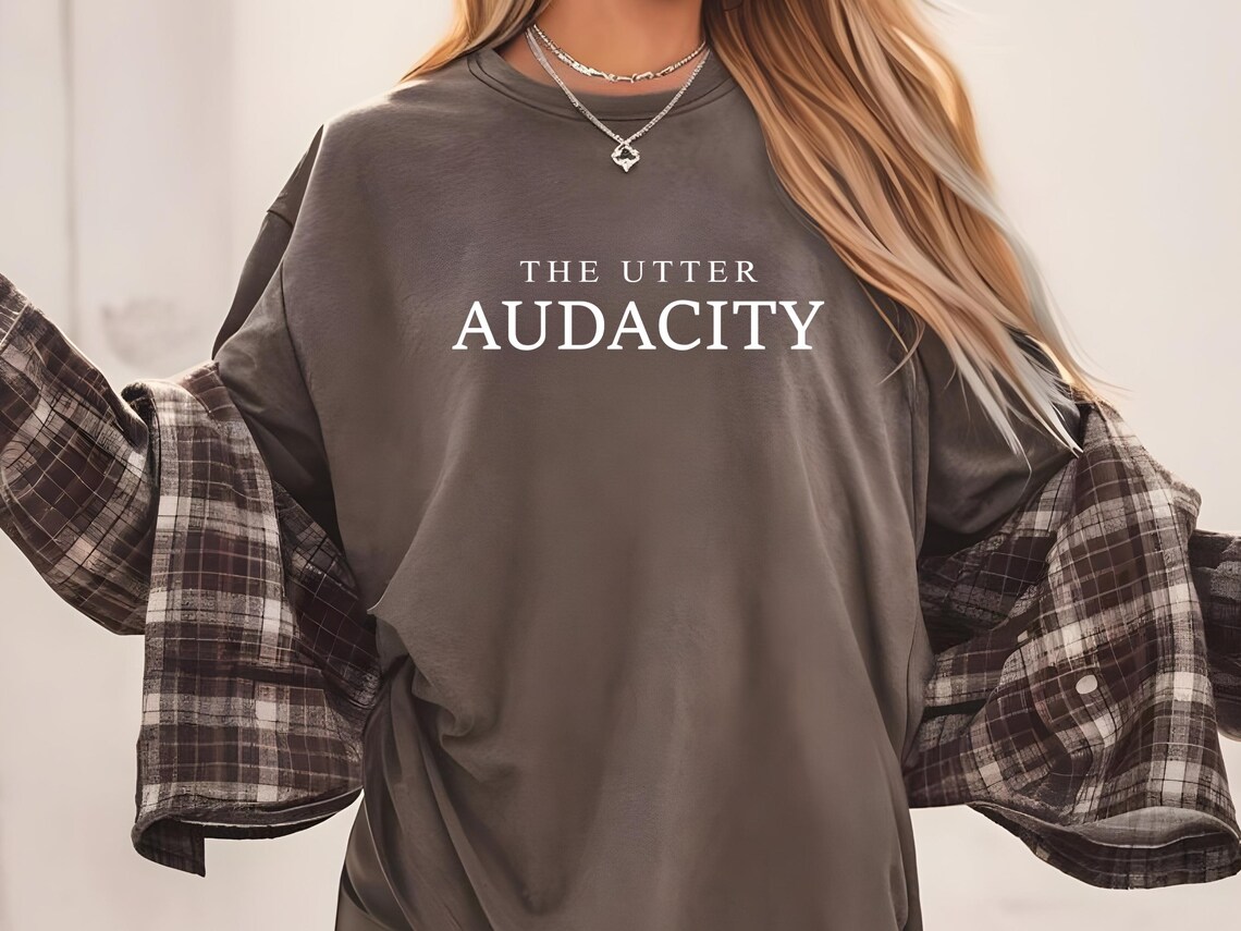 The Utter Audacity SVG, PNG Digital File, for Cricut, DTF ...