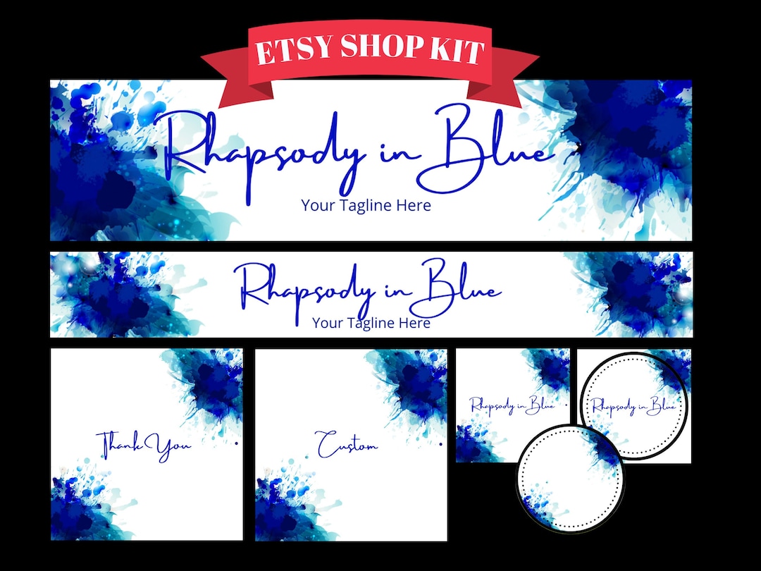 Etsy Shop Kit With Two Shop Banners. Additional Customizable Images ...
