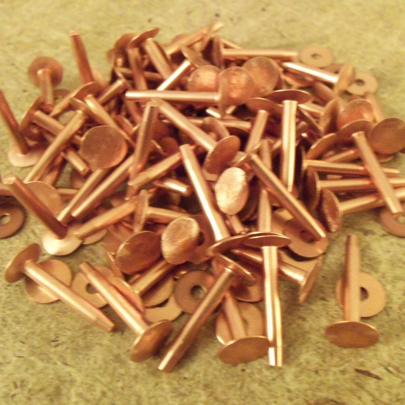 Copper Rivets - Etsy