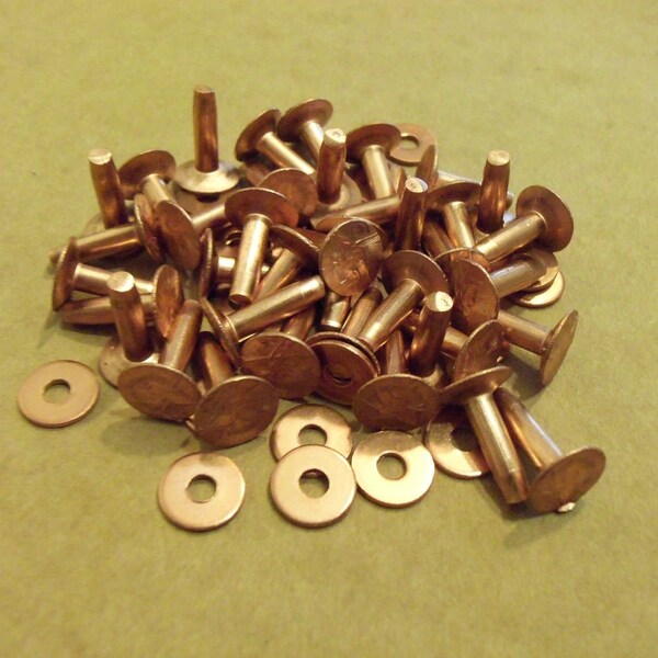 Copper Rivets - Etsy