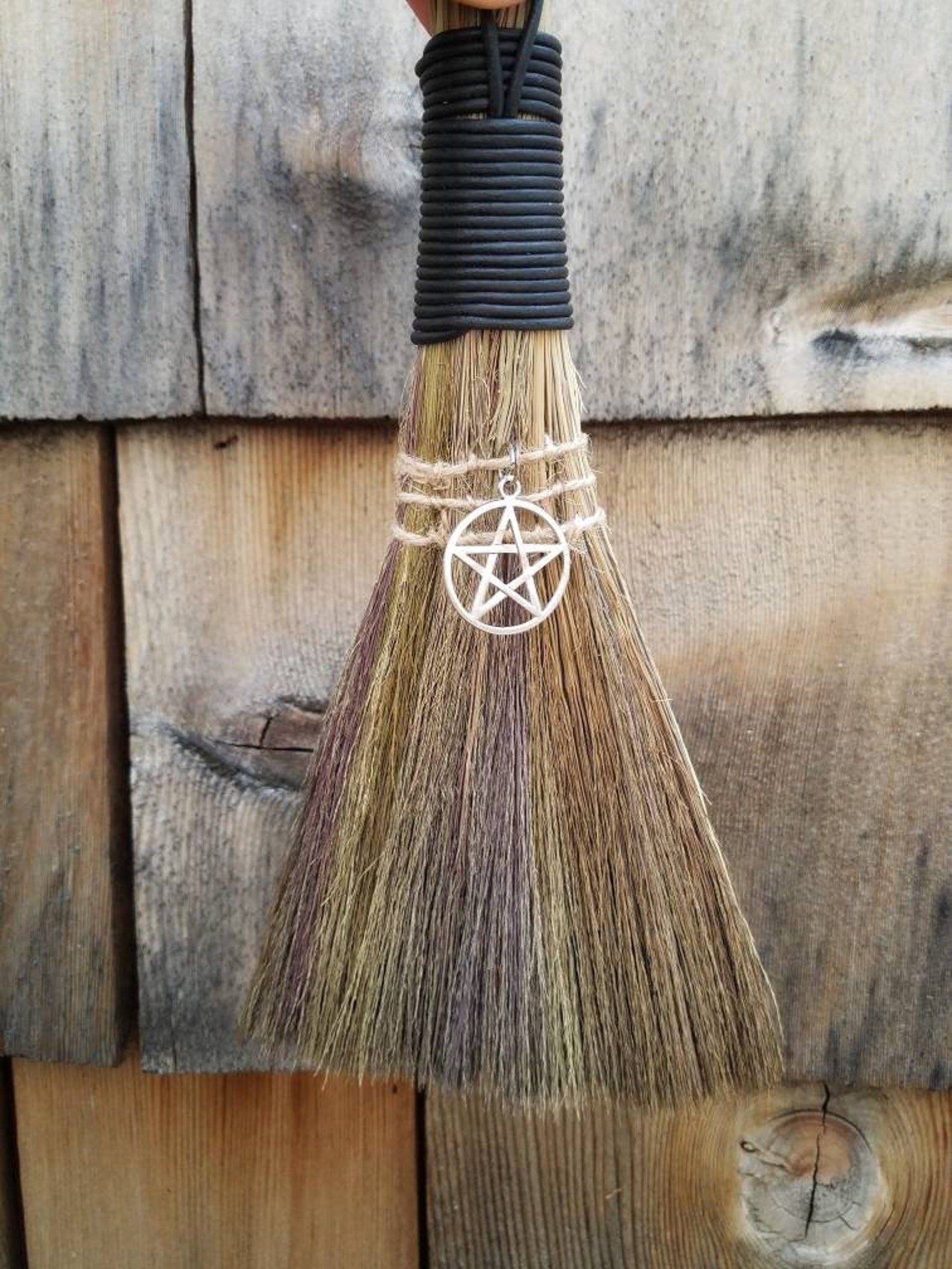 Witches Altar Besom Handheld Wiccan Broom Pagan Crystal | Etsy