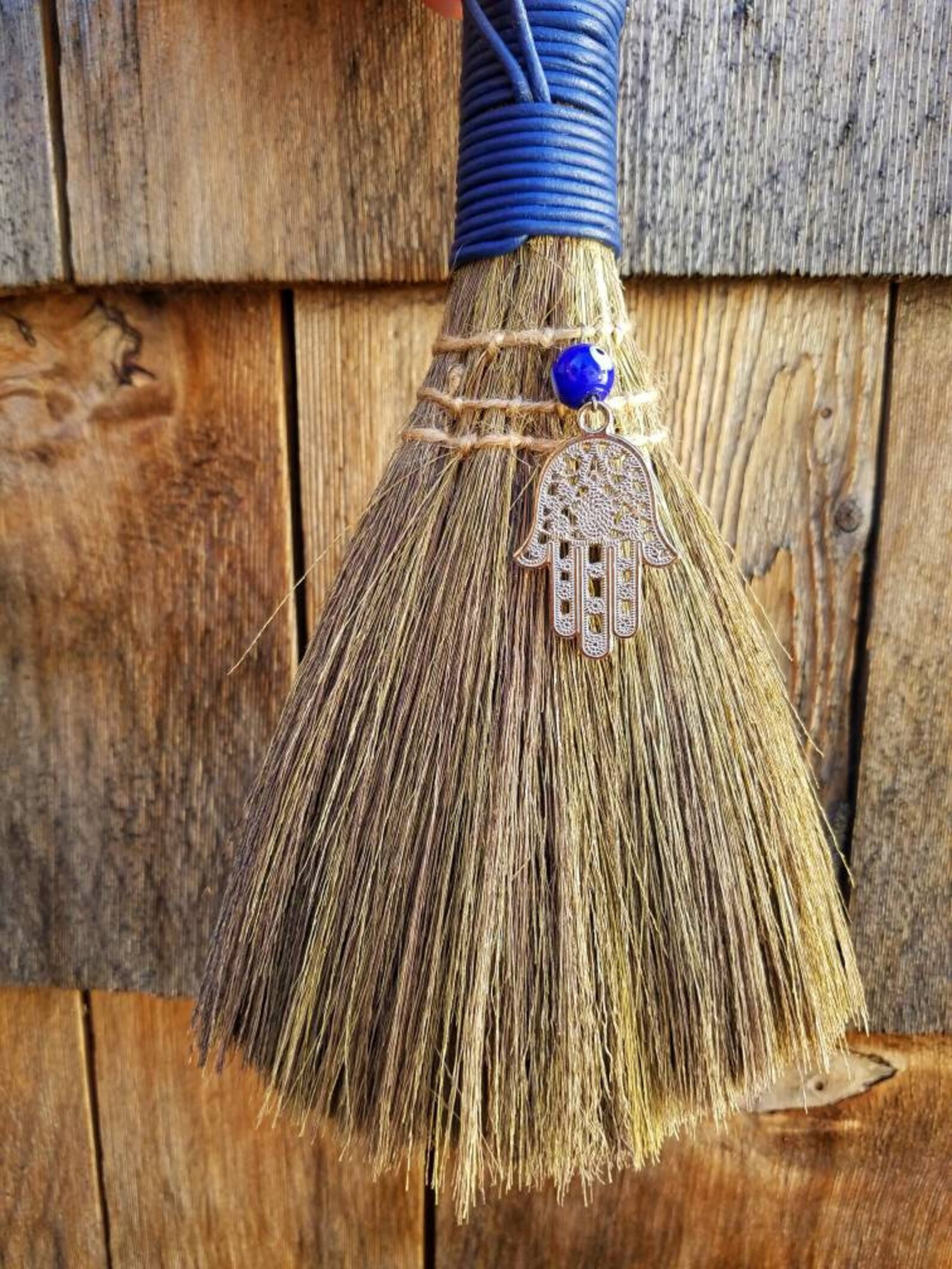 Witches Altar Besom Handheld Wiccan Broom Pagan Crystal - Etsy