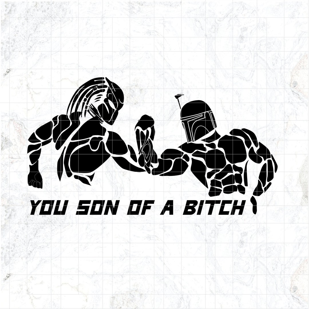 Funny Predator and Bounty Hunter PNG Digital Download - Etsy