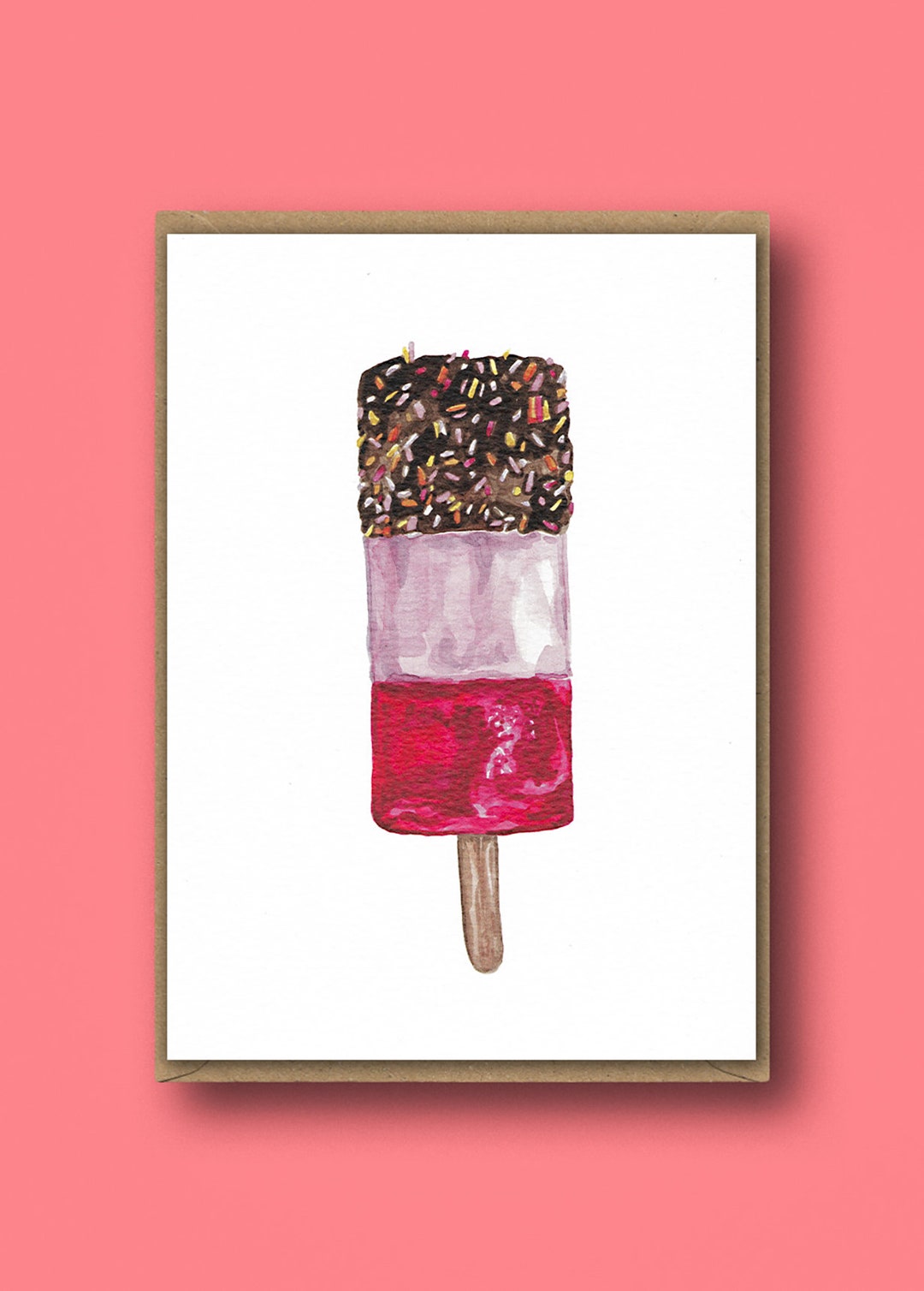 Ice-lolly Fab Greeting Card - Etsy