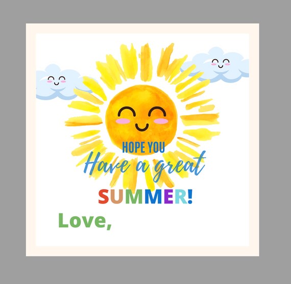 Have a Great Summer Tags | Etsy