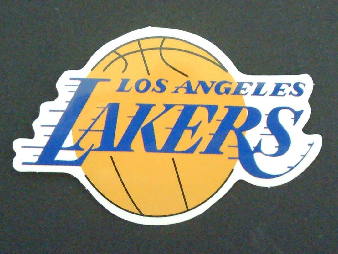 NBA Basketball Team Decal LA Lakers Los Angeles Lakers - Etsy