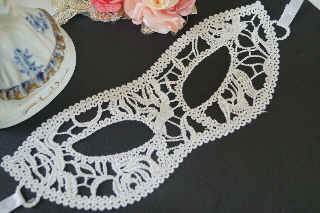 Women Ladies White Sexy Lace Fantasy Eye Mask Ball Masquerade Costume ...