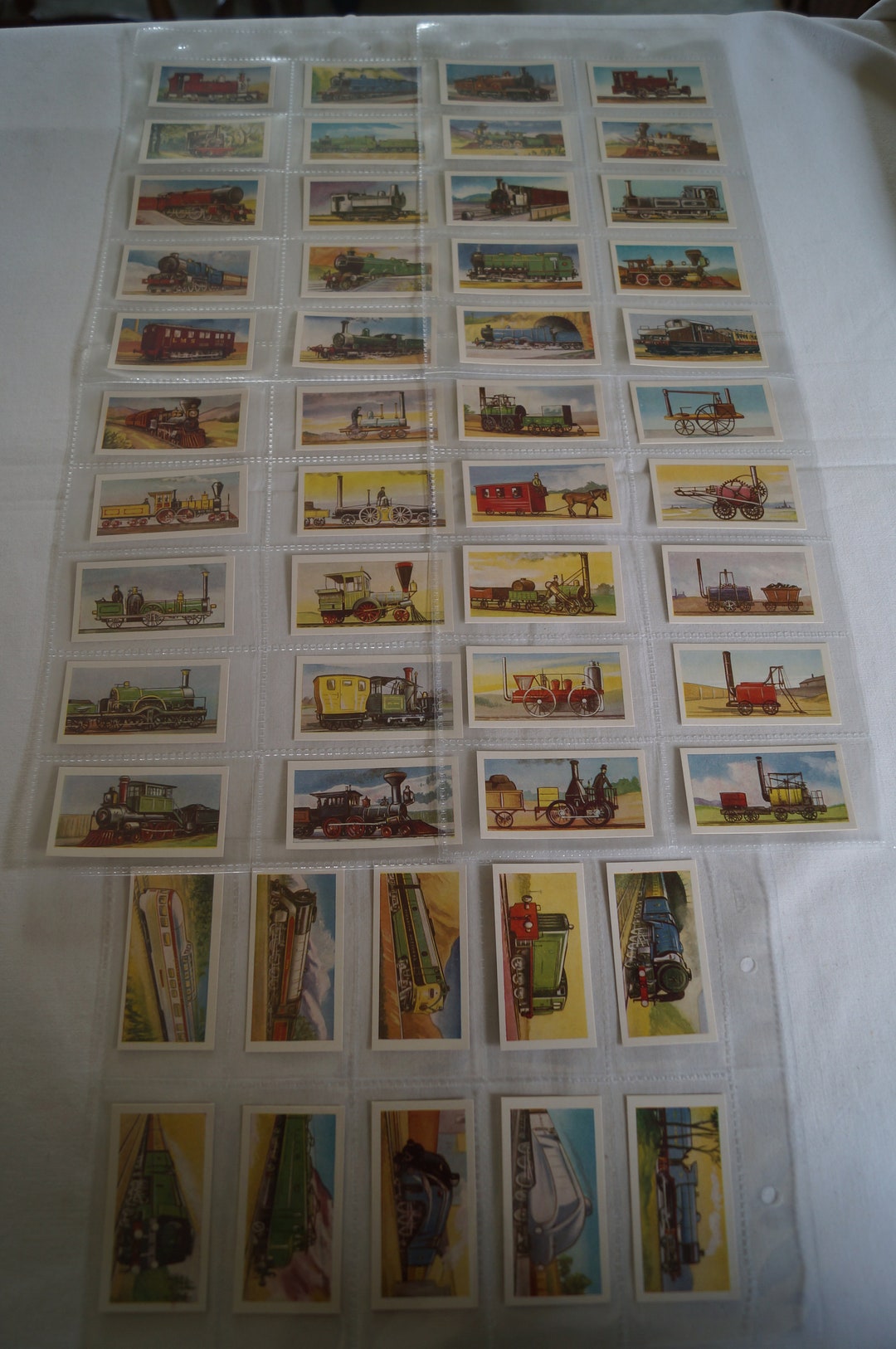 150 Years Locomotives Vintage 1950's Miranda Trade Cards -complete Set ...
