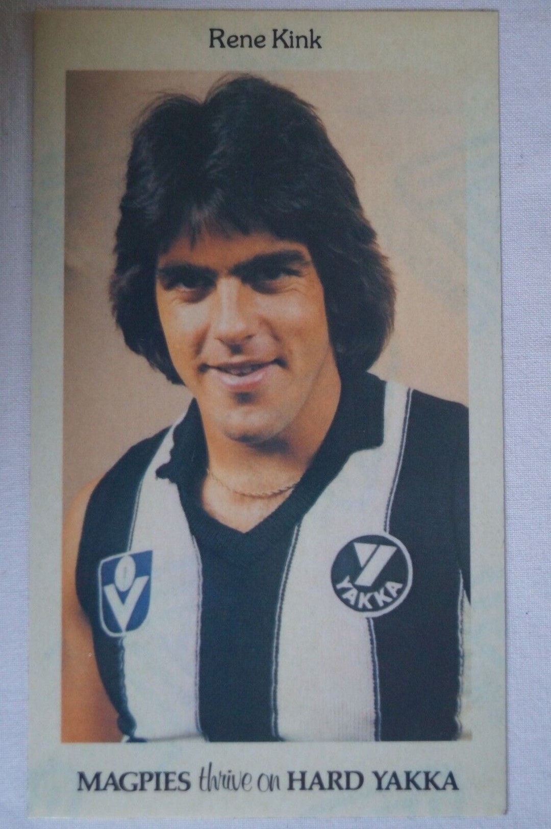 Collingwood Magpies AFL-VFL Football Scarce Yakka Sticker Series I Rene ...