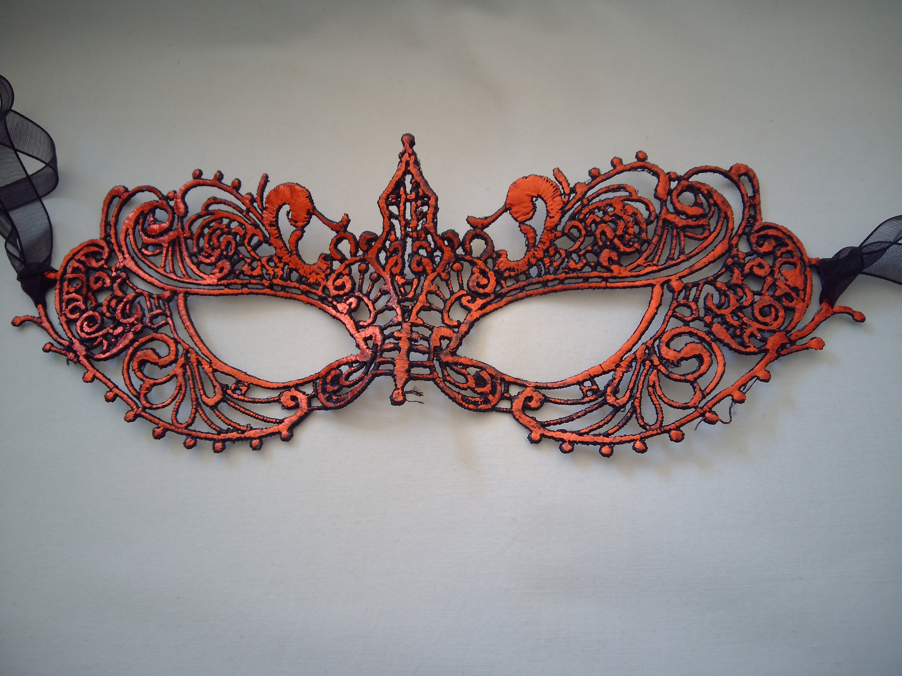 Women Ladies Sexy Red Fantasy Eye Mask Ball Masquerade Costume | Etsy