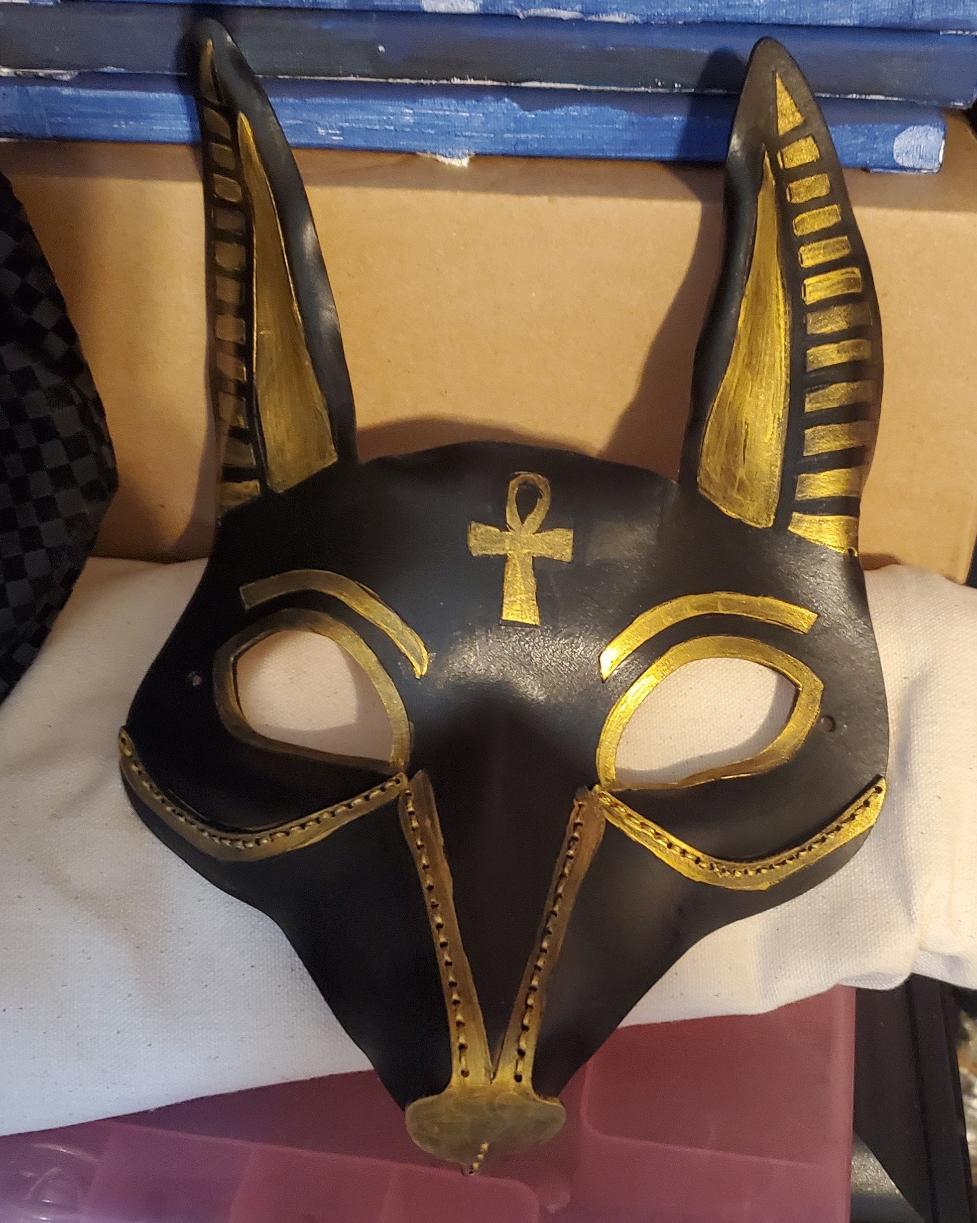 Anubis Mask Paper Mache