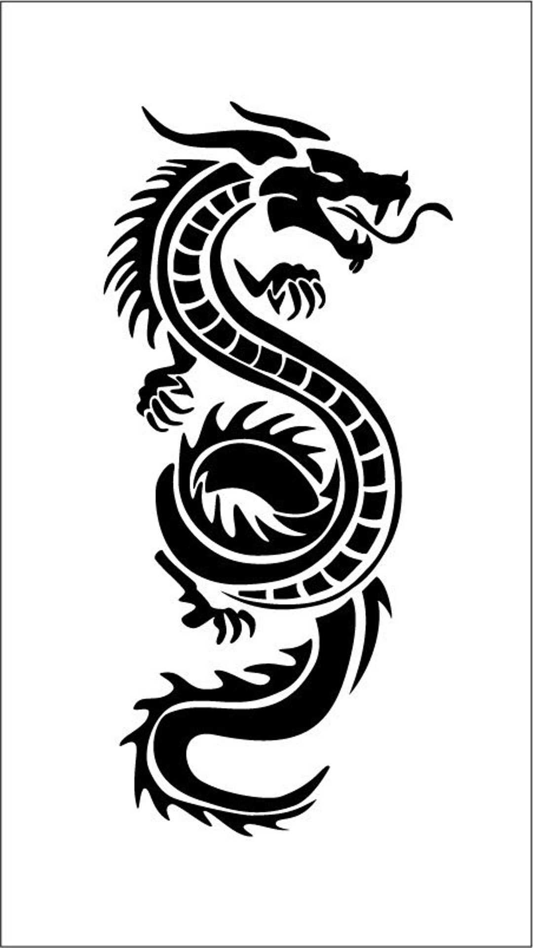 Dragon Stencil, Digital Download - Etsy