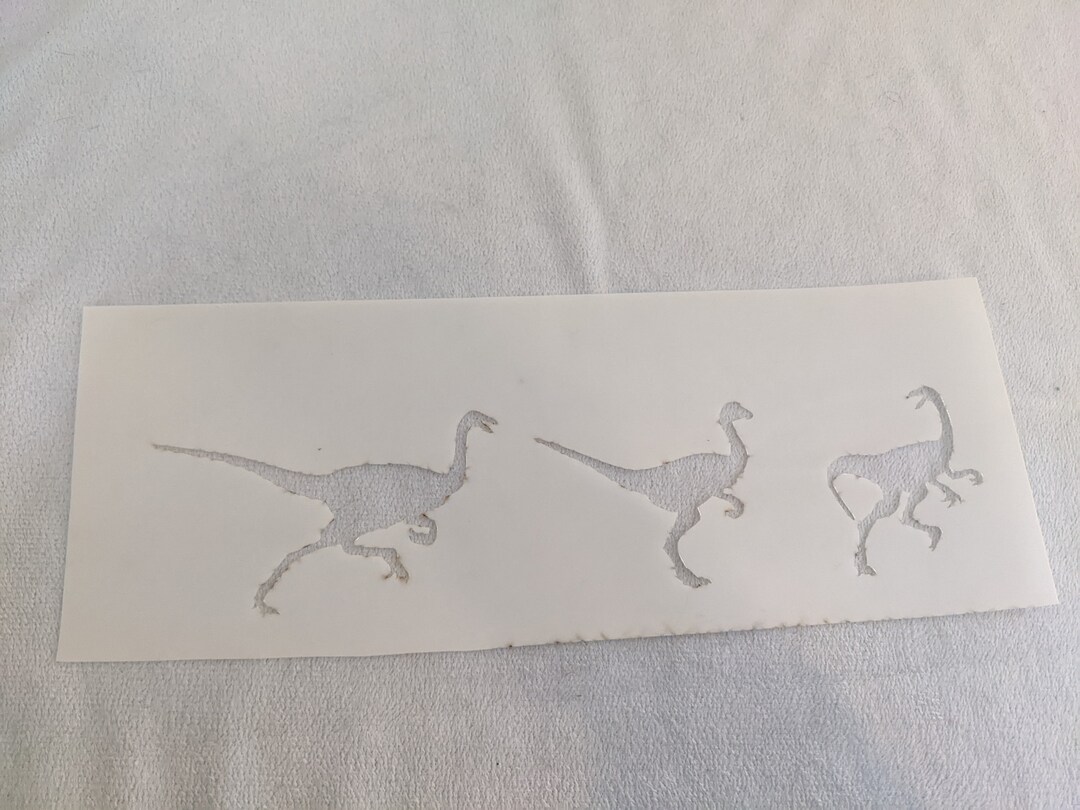 Dinosaurs on the Run Stencil additional Shipping Options - Etsy