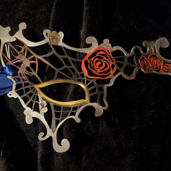 Spider Masquerade Mask - Etsy