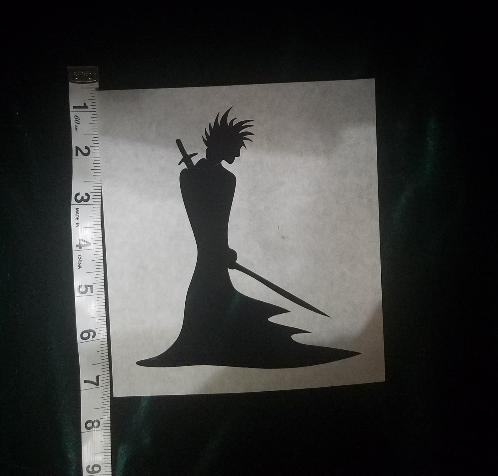 Anime Sword Wielder Stencil additional Shipping Options - Etsy