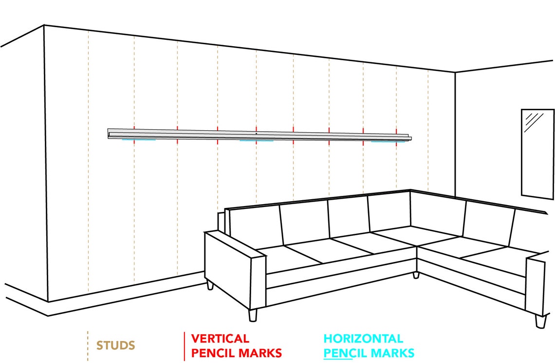 Custom Length Picture Rail Instructions - Etsy
