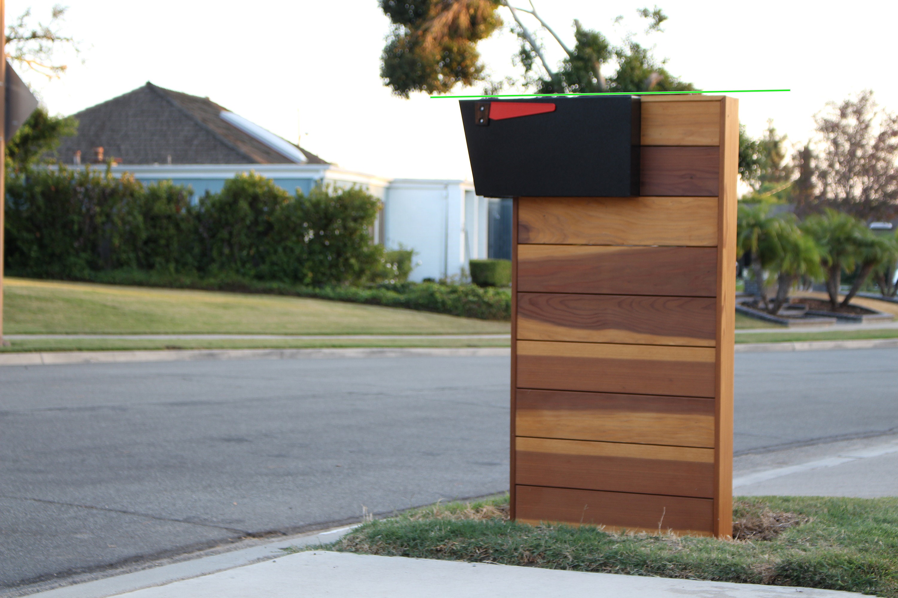 Modern Mid Century Mailbox Instructions | Etsy Australia