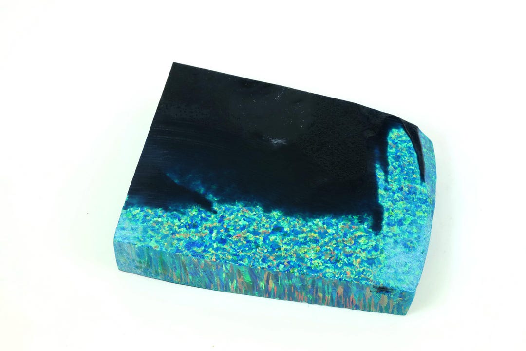 Bello Opal 120g Limited Green Lab Created Grown Synthetic Opal Rough ...