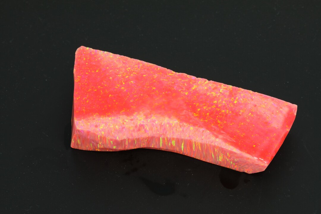 Pink OP24 Bello Opal Slab: Lab Grown Synthetic Opal for Wood Carving ...