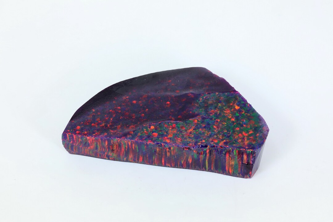 Jelly Opal 83g OP544 Bello Opal Purple Lab Grown Synthetic Opal Rough ...