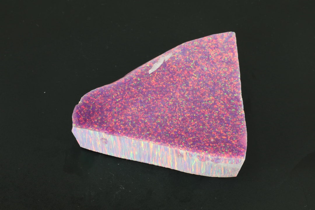 Bello Opal 105g OP87 Lab Grown Created Synthetic Opal Rough Block Slab ...