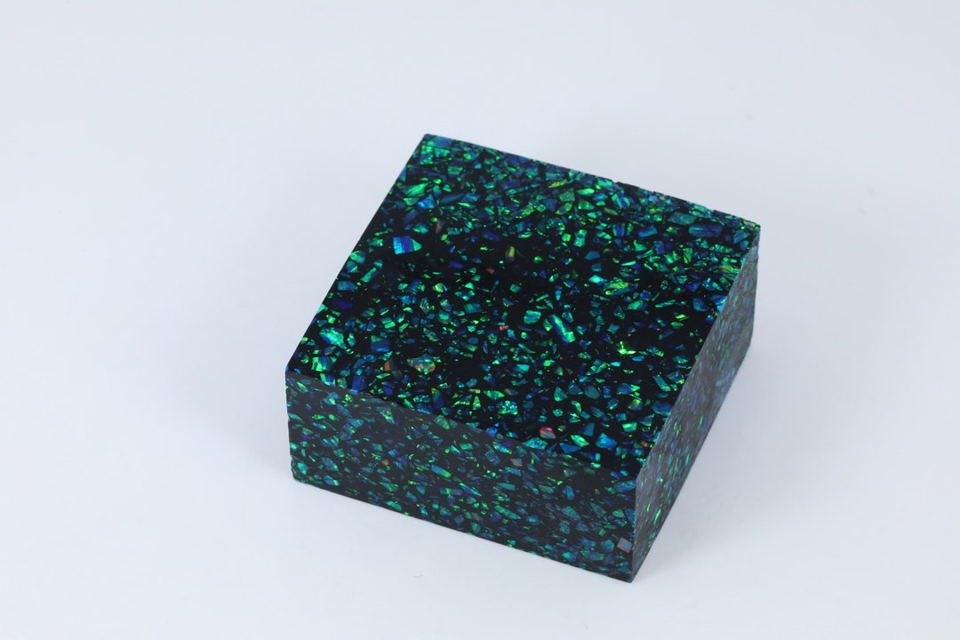 Bello Mosaic OMBK10 Lab Grown Opal Rough Stone Block (130g) - Etsy