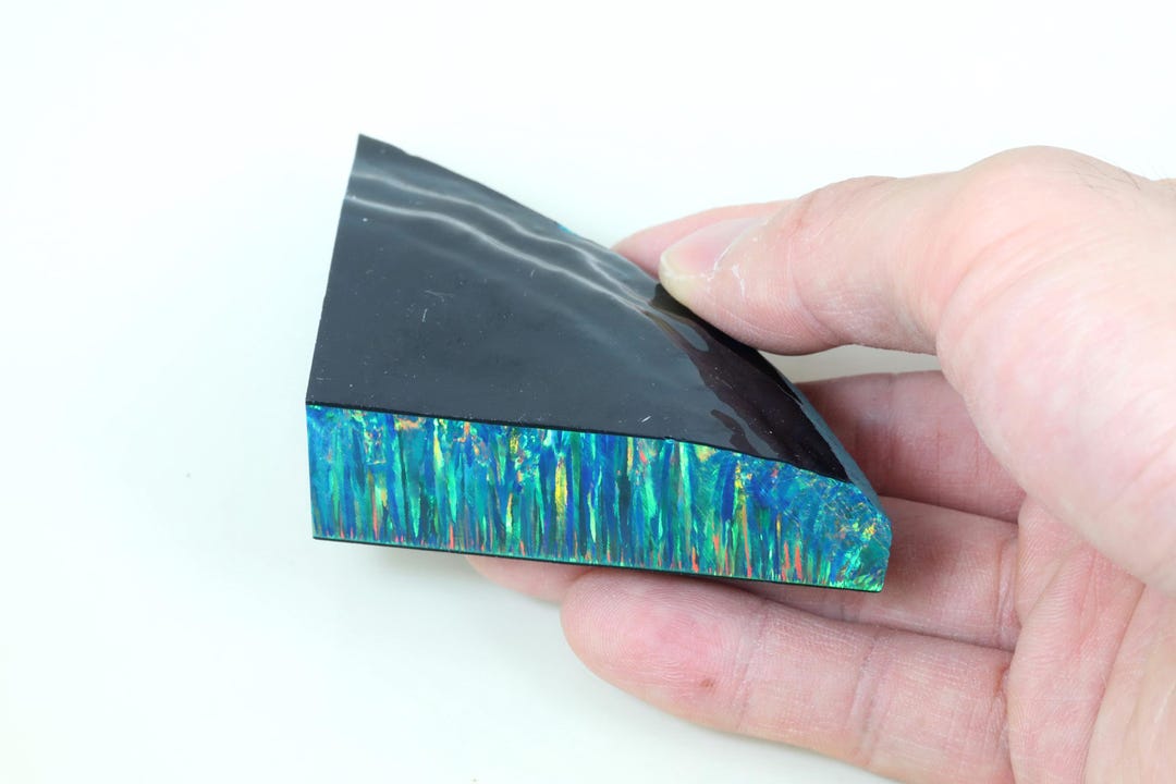 Bello Opal 75g Limited Green Lab Created Grown Synthetic Opal Rough ...