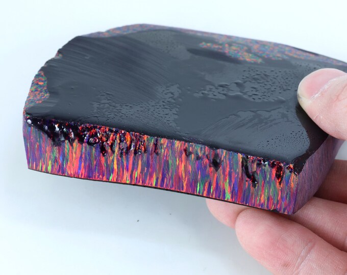 Bello Opal 175g OP76 Purple Lab Created Grown Synthetic Opal Rough ...