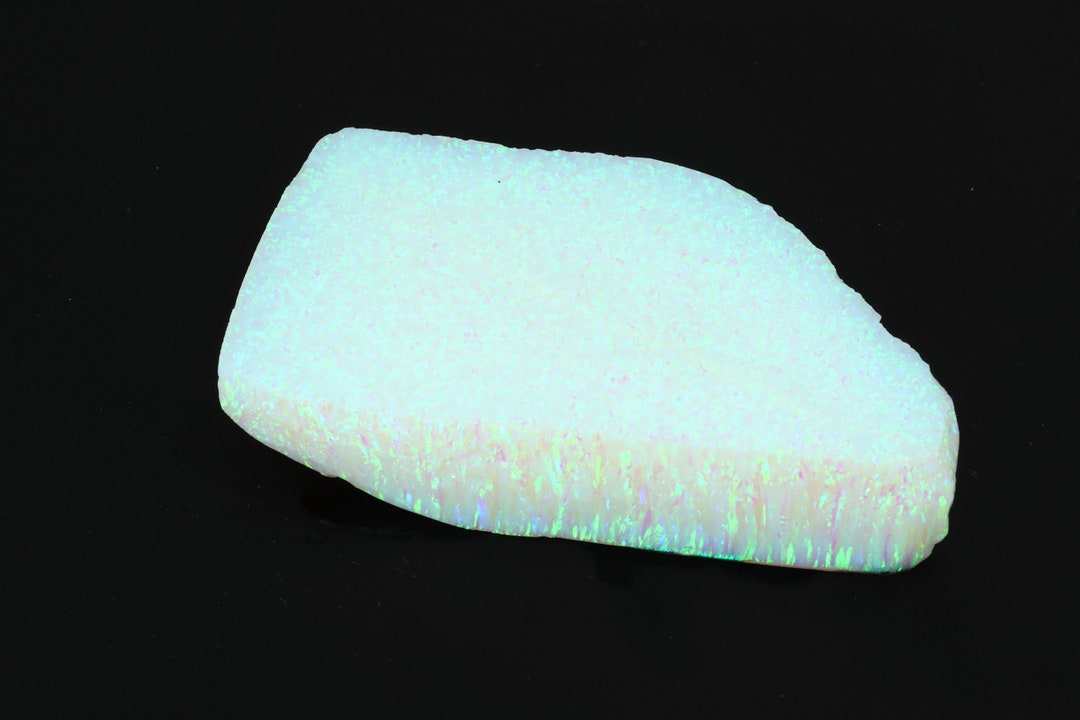 Bello Opal 85g OP16 Lab Created Synthetic Opal White Opal Rough Stone ...