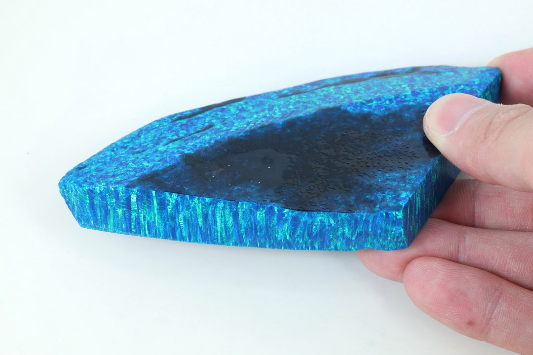 Bello Opal 97g OP63 Green Lab Grown Stimulated Synthetic Opal Rough ...