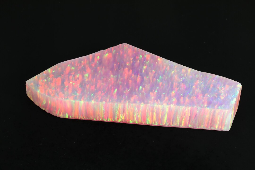 Sakura Pink Lab-grown Opal Slab,op551 83g Jelly Opal for Inlay - Etsy