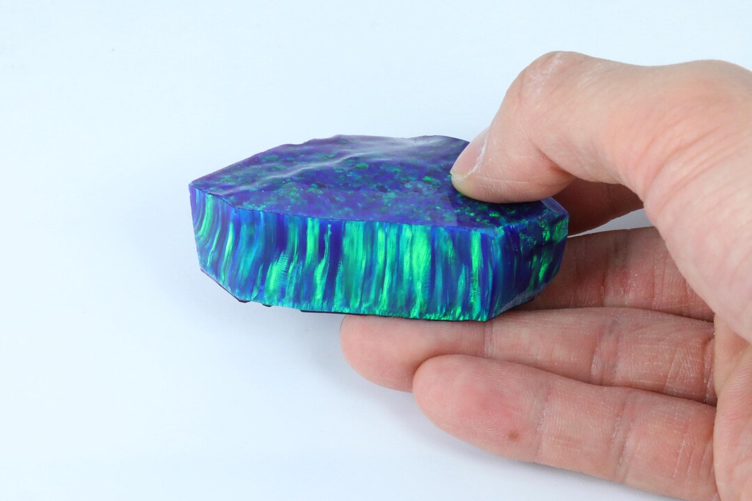 Jelly Opal 55g OP541 Bello Opal Purple Lab Grown Synthetic Opal Rough ...