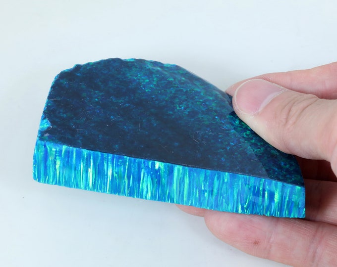 Bello Opal 90g OP36 Lab Grown Green Polymer Impregnated Synthetic Opal ...
