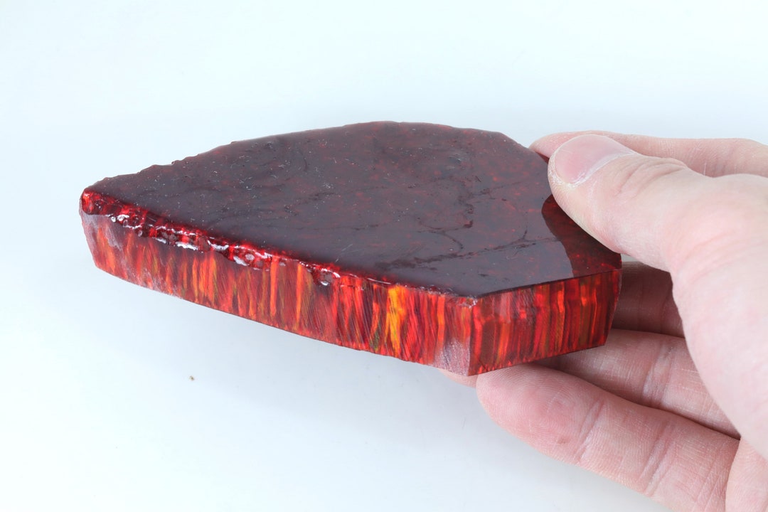 Jelly Opal 126g OP526 Bello Opal Red Lab Grown Synthetic Opal Rough ...