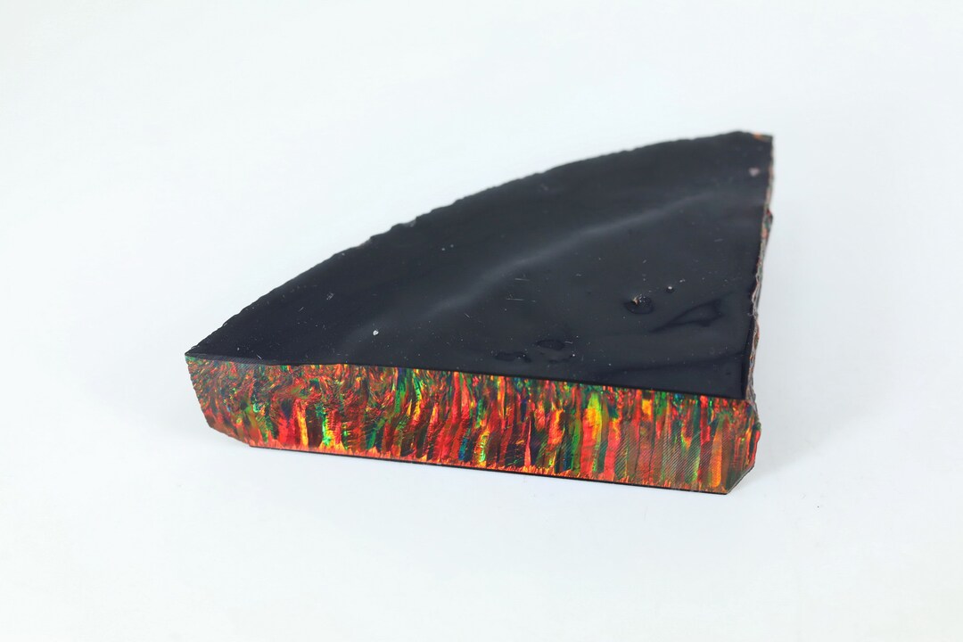 Bello Opal 94g OP20 Black Brown Lab Grown Synthetic Opal Rough - Etsy