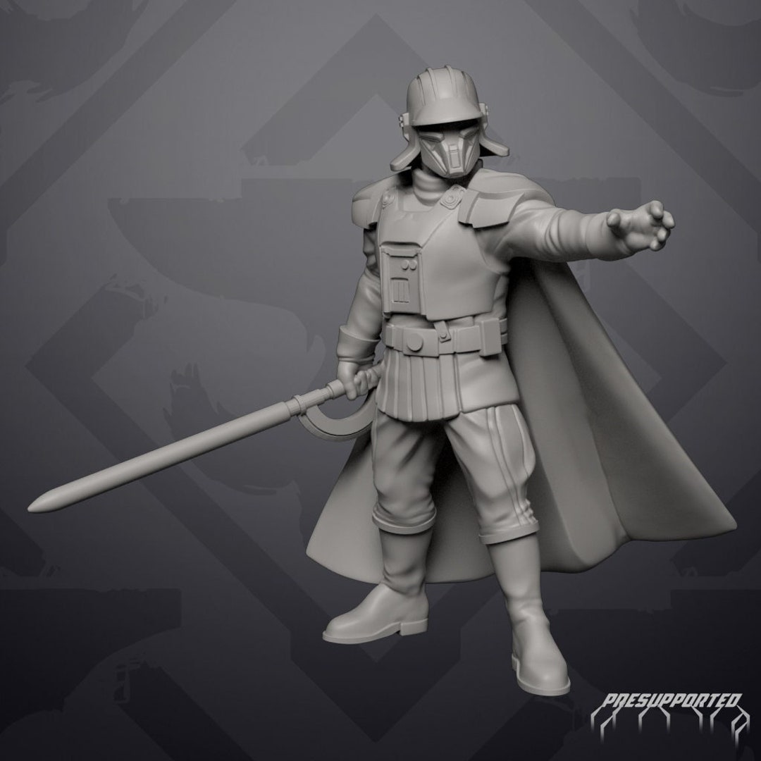 Inquisitor Primus Miniature SW Legion Compatible 38-40mm Tall Resin 3D ...