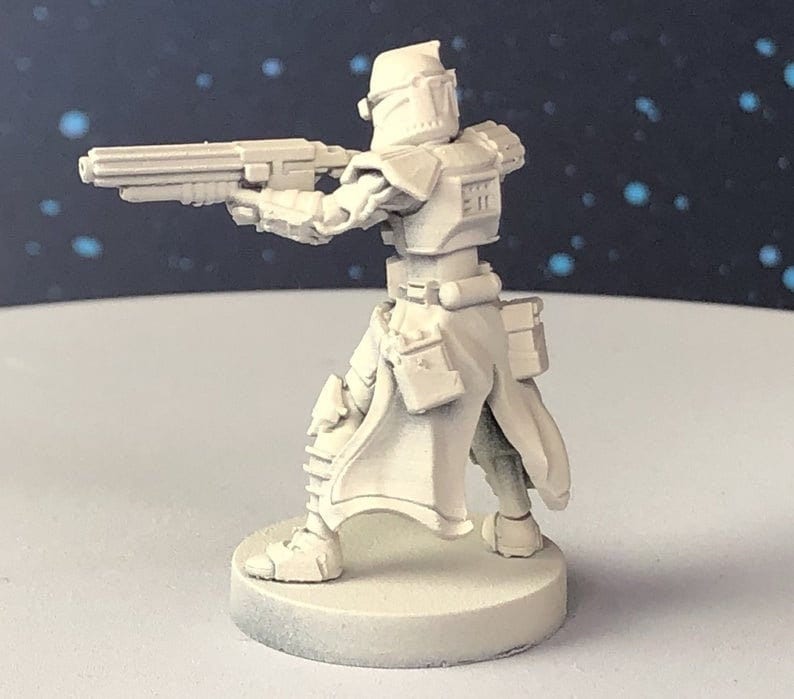 ARC P1 Heavy Rifle Trooper Miniature SW Legion Compatible | Etsy